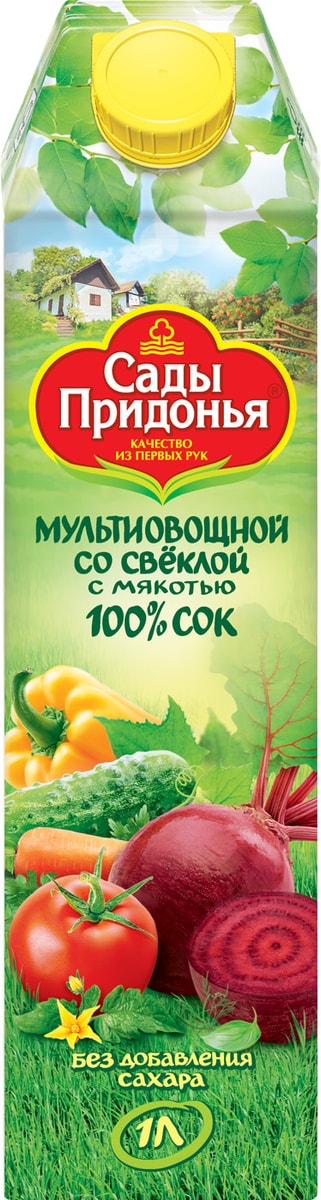 Сок Сады Придонья Мультиовощной со свеклой 1л - купить с доставкой в ...