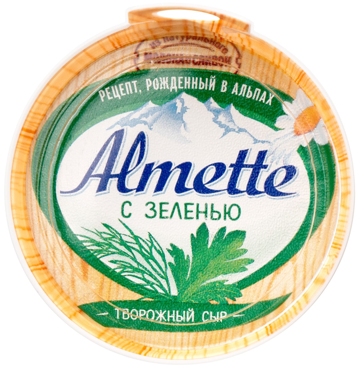 Сыр творожный Almette с зеленью 60% 150г - купить с доставкой в Vprok ...