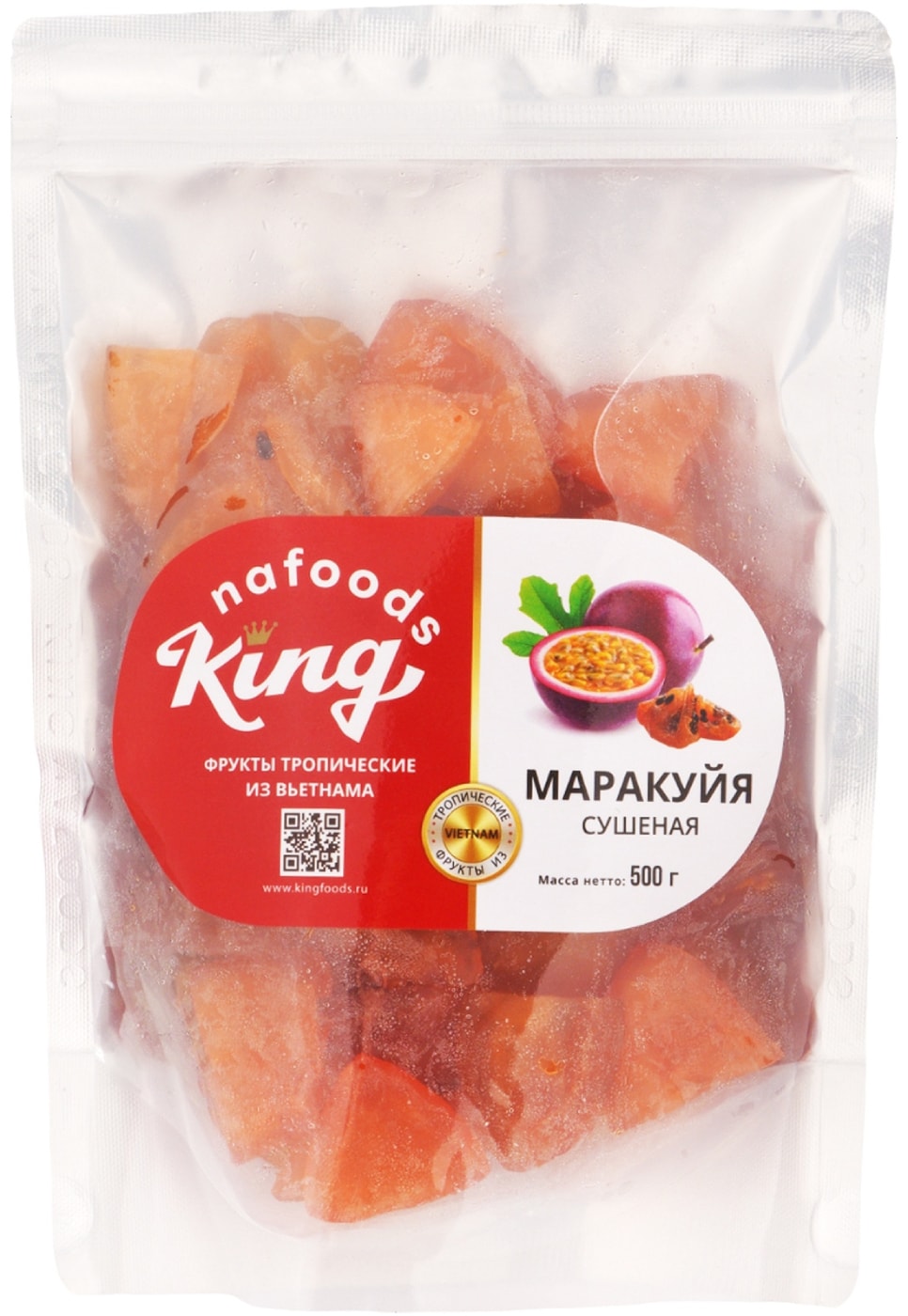 Маракуйя King сушеная 500г - купить с доставкой в Vprok.ru Перекрёсток ...