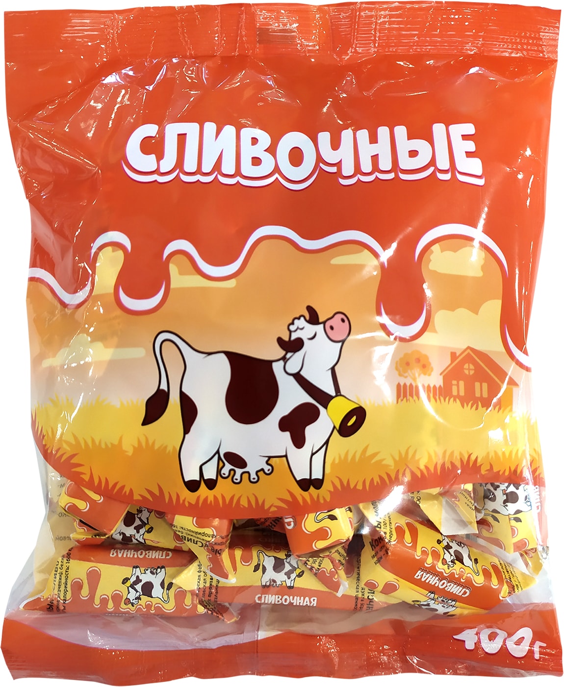 Конфеты Азовская КФ Сливочные 400г - купить с доставкой в Vprok.ru ...