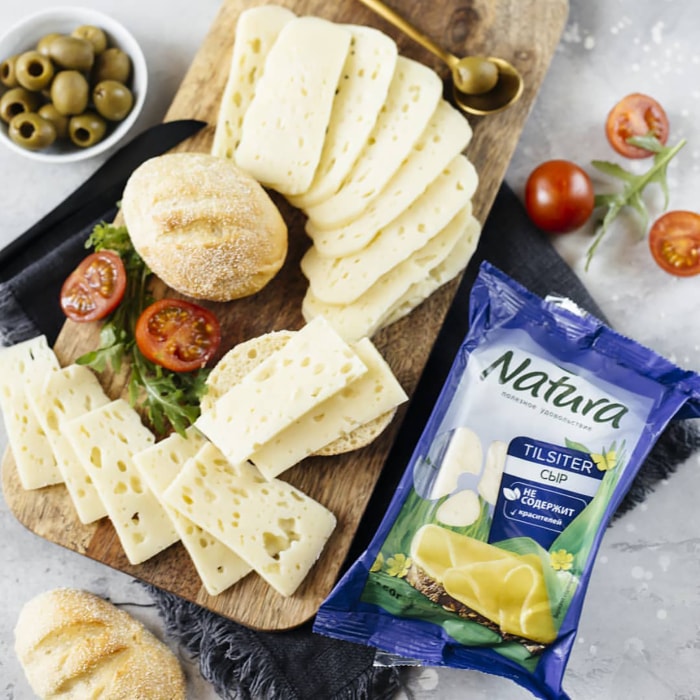 Сыр Arla Natura Тильзитер 45% 250г - купить с доставкой в Vprok.ru ...